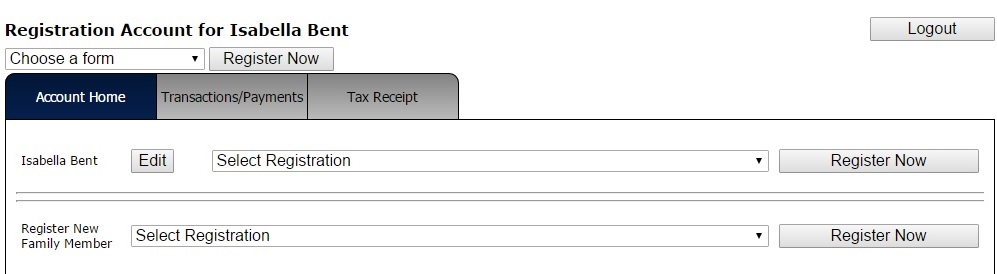 Registration Account | Help Centre